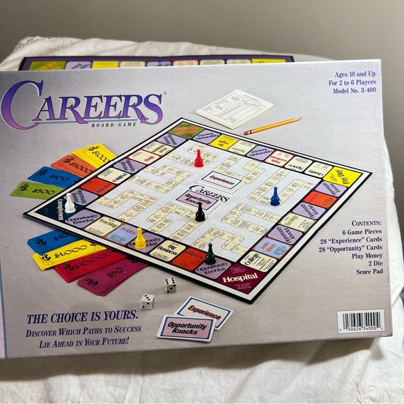 Tiger Games | Toys | Vintage 992 Careers Board Game By Tiger Games ...